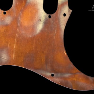 Copper Stratocaster SSS Pickguard SET-of-2 w Jack Boat Cover | Reverb