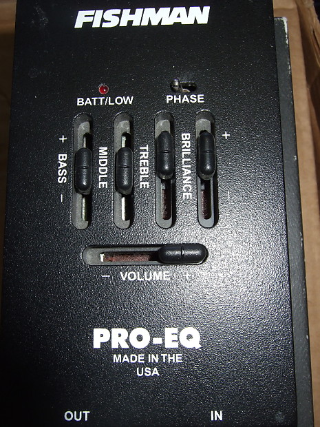 Fishman Pro-EQ II Acoustic instrument preamp \ EQ | Reverb