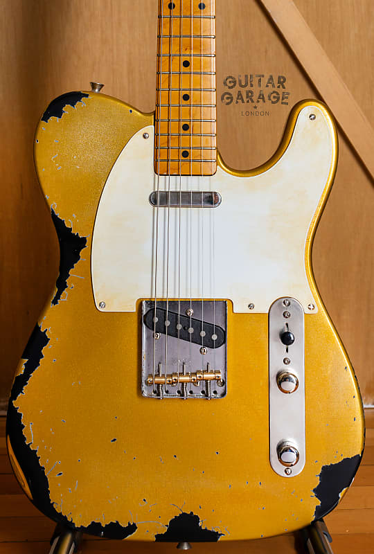 1994 Fender Japan Telecaster 52 Vintage Reissue Goldtop over | Reverb