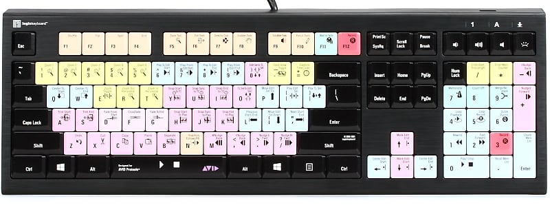 LogicKeyboard ASTRA2 Backlit Keyboard for Avid Pro Tools - PC | Reverb