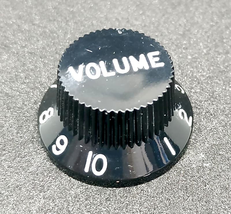 1 Stratocaster UFO Black Volume control Knob Metric size | Reverb UK