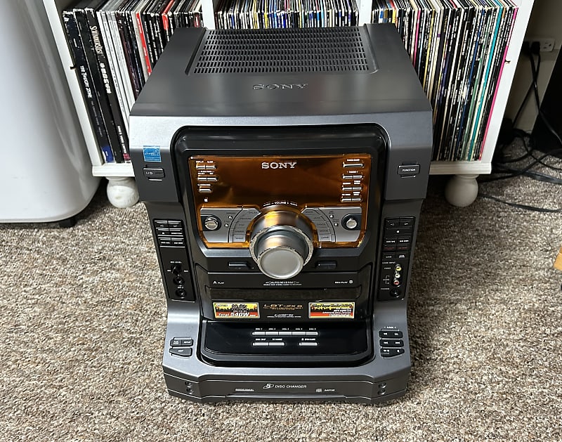 Sony HCD-ZX6 Stereo Compact Disc Deck Receiver Music System | Reverb