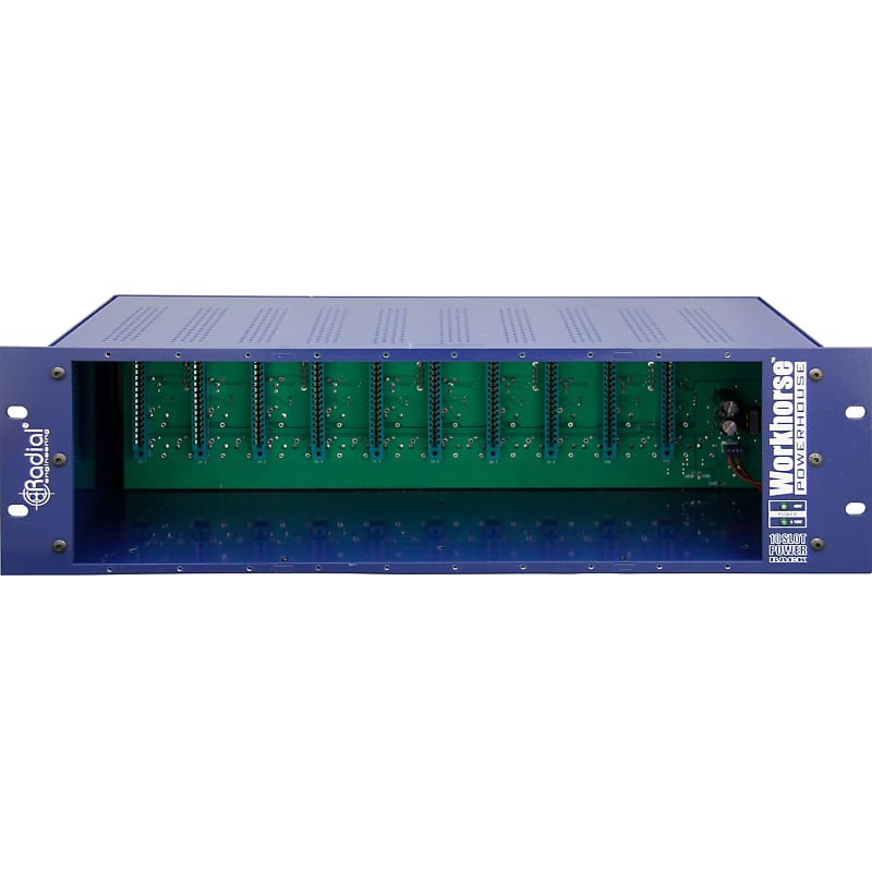 Radial WorkHorse Powerhouse 10 Slot 500-Series Rack | Reverb