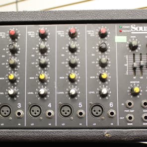 Soundtech 306D 6 Channel Powered Mixer w/Digital Effects | Reverb