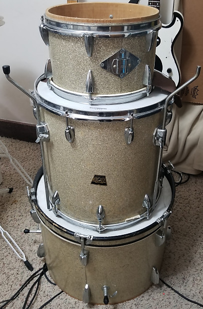 Vintage MIJ (Made In Japan) 60's Majestic-Maxitone 3 PC Drum | Reverb