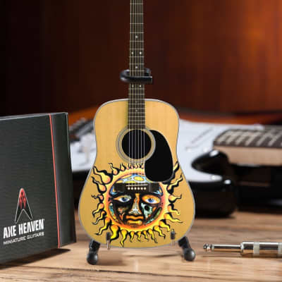 Axe Heaven Classic Natural Finish Acoustic Miniature Guitar | Reverb