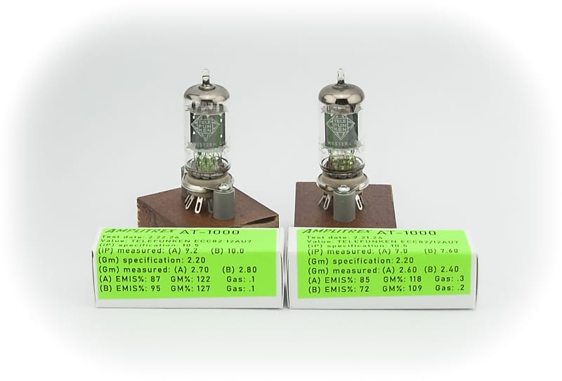 Telefunken ECC88 tubes pair | Reverb UK