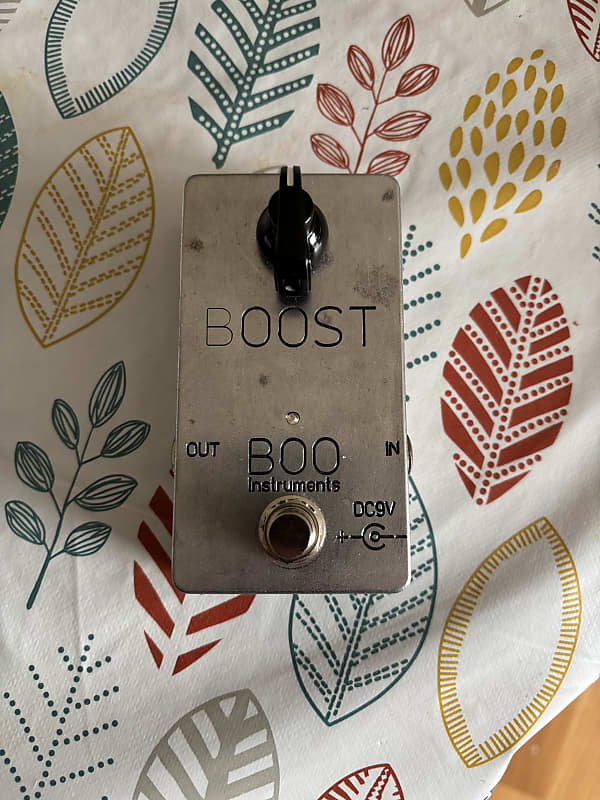Boo Instruments BOOST Pedal - Silver | Reverb