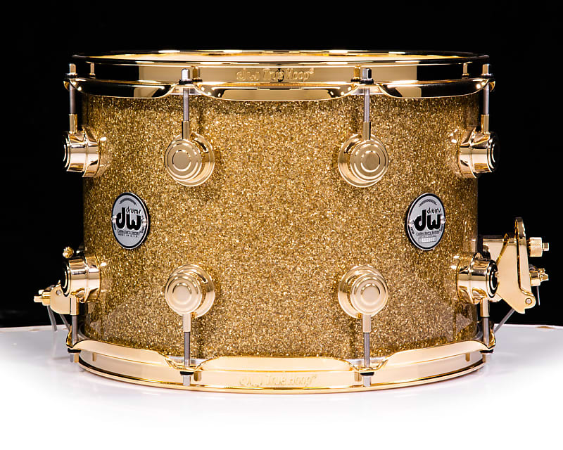 DW Collector's Series 9x13 Maple SSC Snare - Gold Glass | Reverb