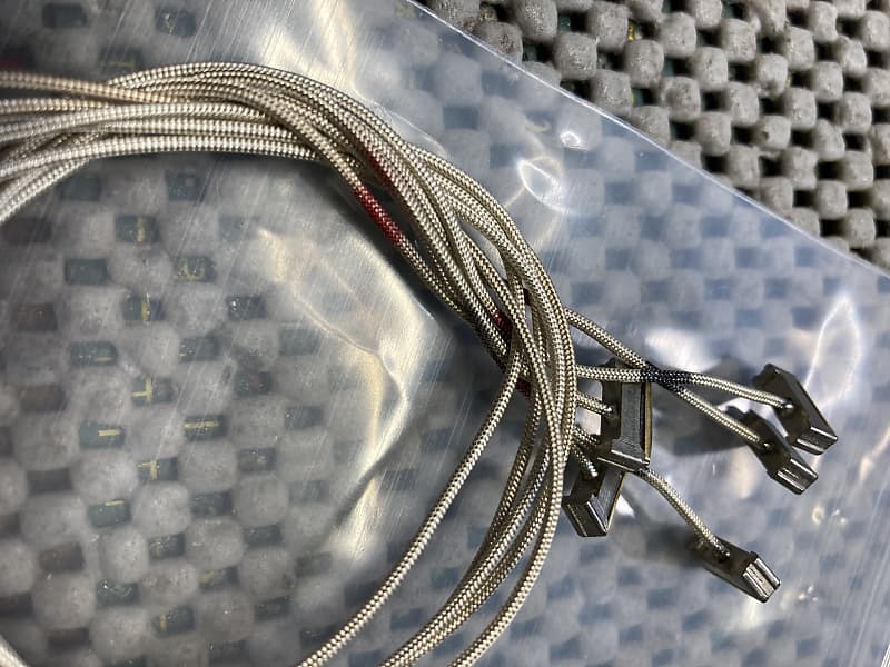 Godin original used HXPU Black Red RMC AGS piezo saddle | Reverb