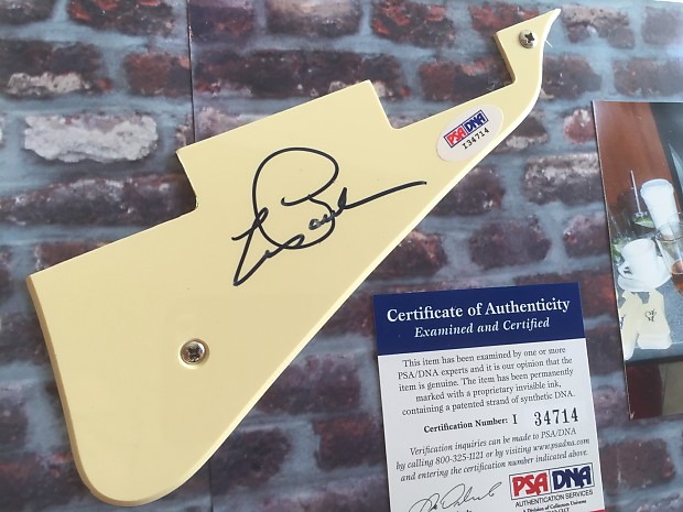 Gibson Les Paul Signed Pickguard :: 2009 :: Les Paul | Reverb