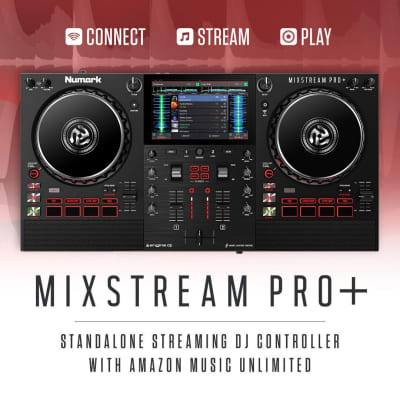 Numark Mixstream Pro + Standalone DJ Controller Amazon Music, | Reverb