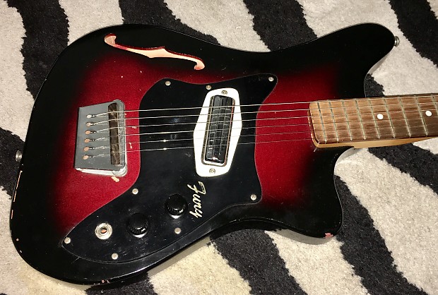 Alamo Fury with F-Hole Body 60's Sunburst | Reverb