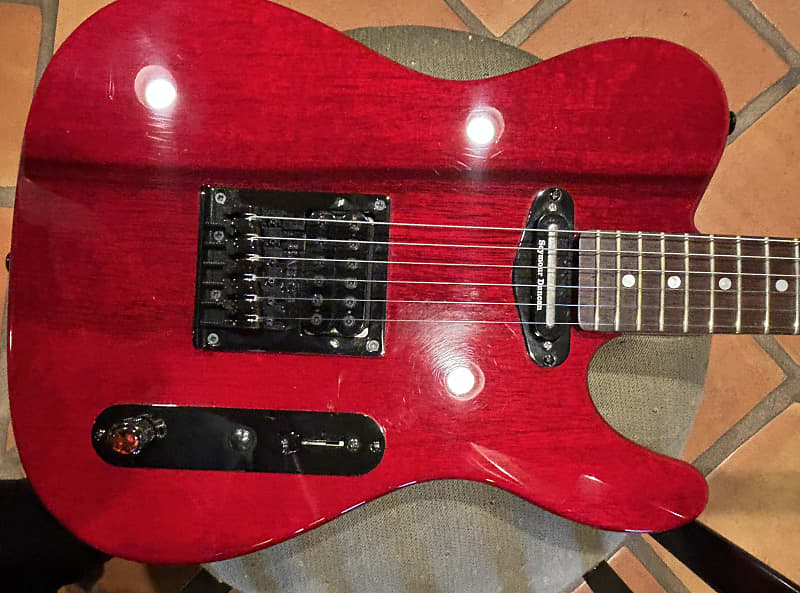 Warmoth Tele Custom 2020 - Red Transparent | Reverb