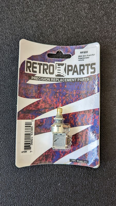 Retro Parts RP205 Volume 250K OHMS Push-Pull Potentiometer | Reverb