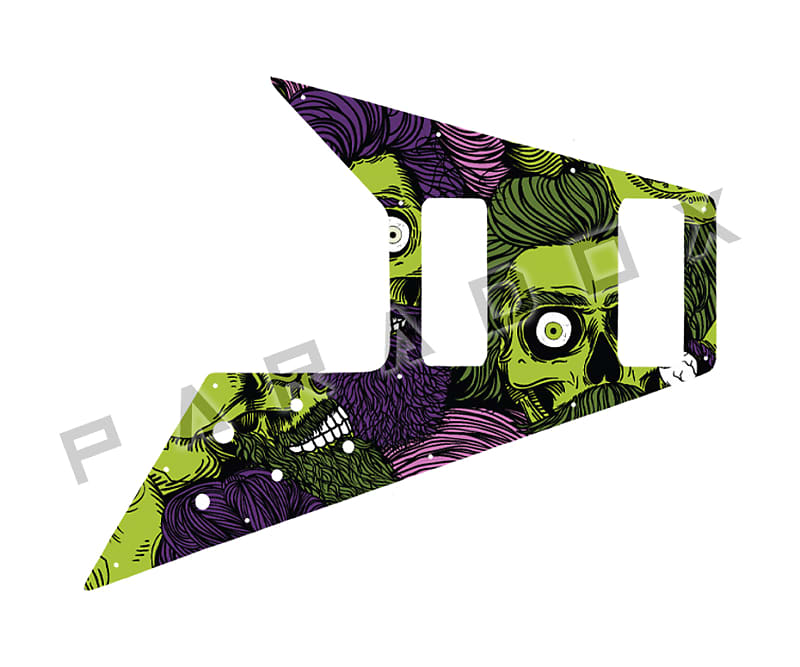 Custom Pickguard For 1998 Made in Korea Epiphone Flying V | Reverb