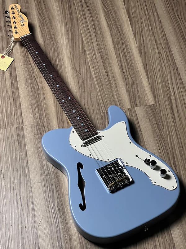 Fender MIJ Limited Kusumi Color Telecaster Thinline with RW | Reverb