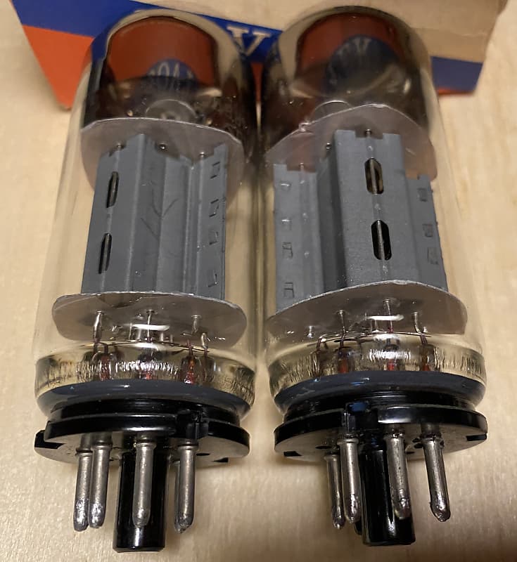 NOS SOVTEK 5881 / 6L6WGC Matched PAIR Power Tubes 90s NEW | Reverb