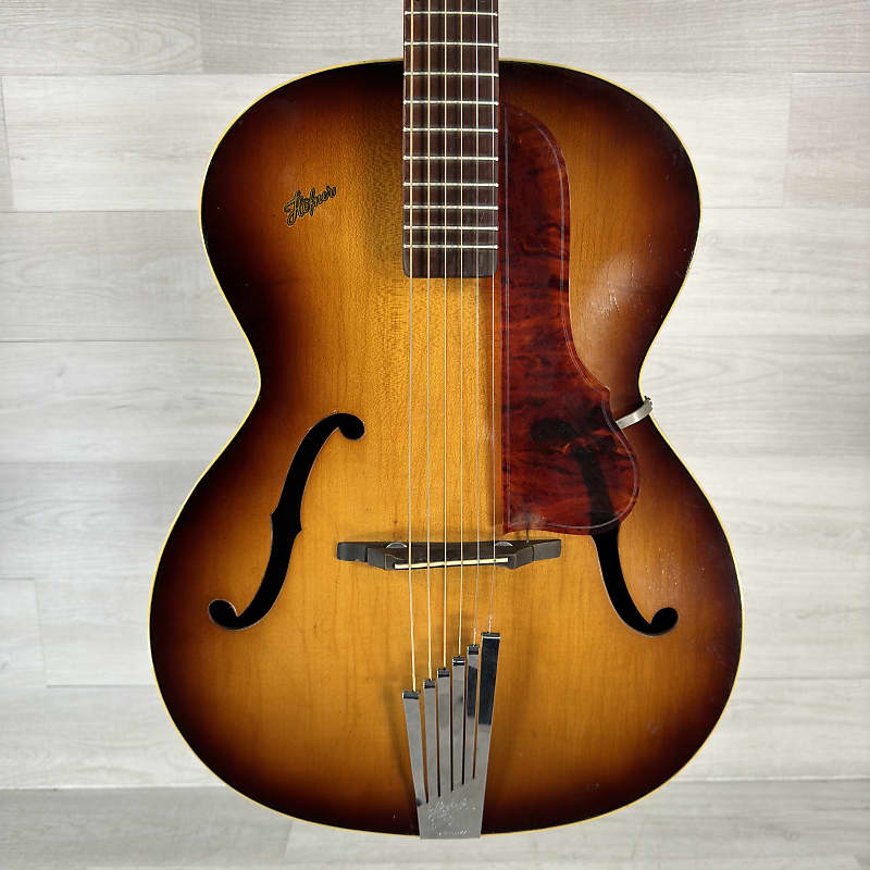 Hofner Vintage Congress Archtop Acoustic Guitar - Natural - | Reverb