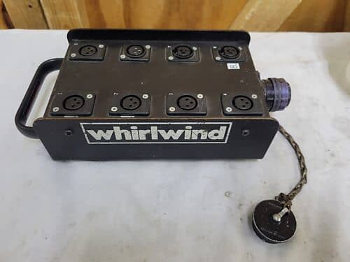 Whirlwind 8 Channel Drop Stage Snake Box w/ W1CM 39 Pin Male | Reverb