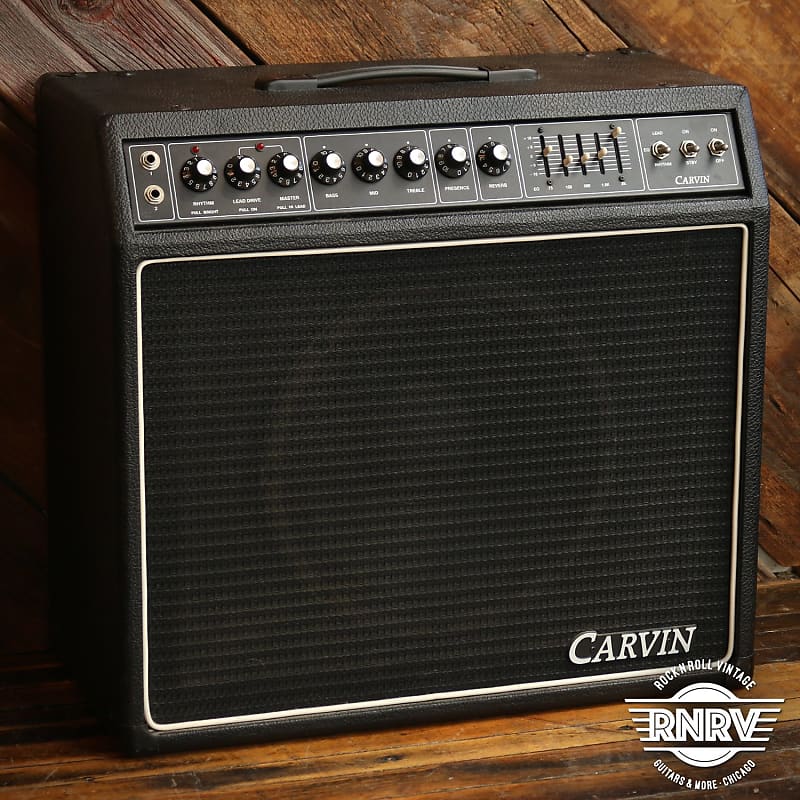 1980s Carvin XV-112E 100W 1x12 Tube Combo w/ FS-36 Footswitch | Reverb