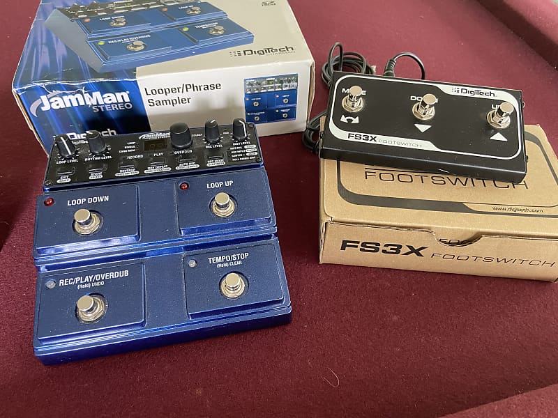 DigiTech JamMan Stereo looper FS3X Footswitch | Reverb