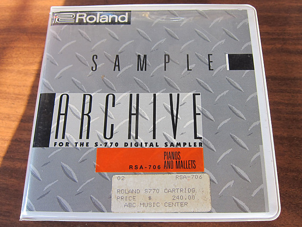 Roland S-770 Archive Sample Disk - Pianos & Mallets | Reverb UK