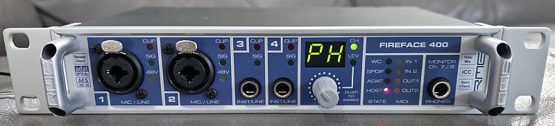RME Fireface 400 Audio Interface, midi cable, firewire cable | Reverb