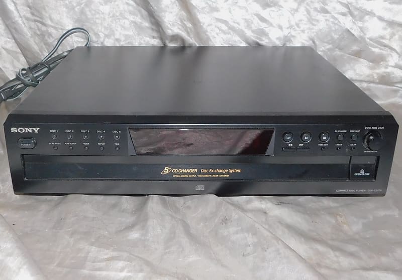 Sony CDP-CE275 5 disc CD player with optical digital output | Reverb