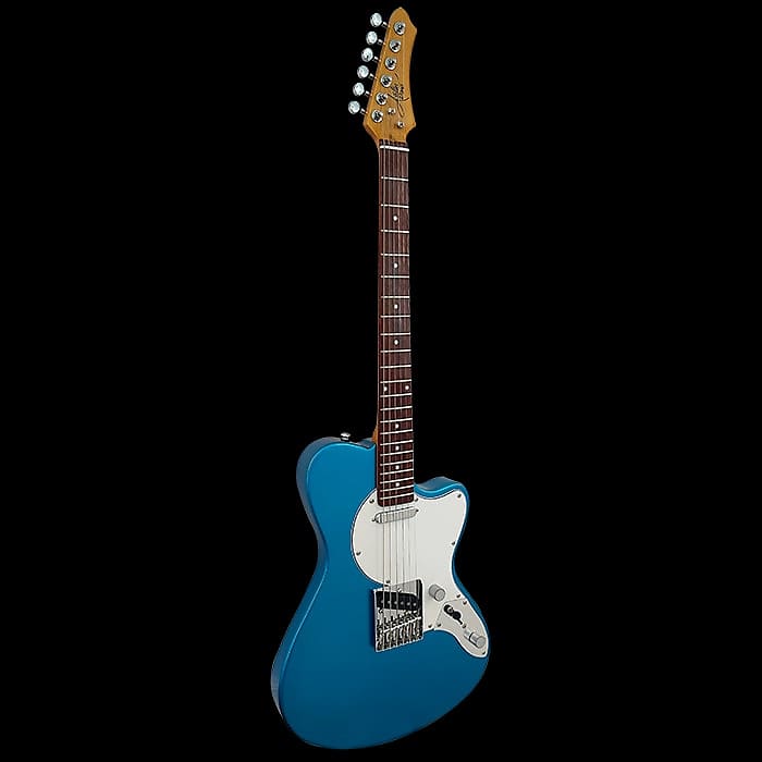 Aslin Dane Wrangler, Tele Style - Metallic Blue | Reverb