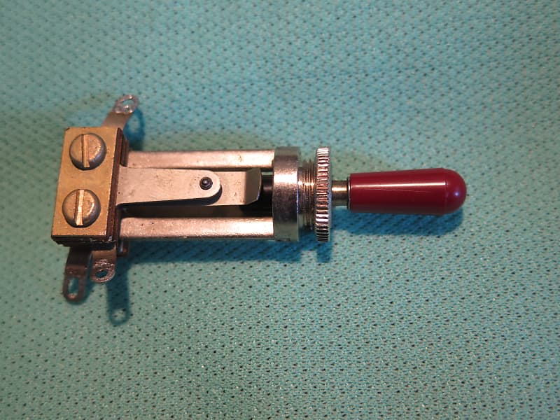 vintage 1962 Switchcraft 2-position kill switch for Kay | Reverb