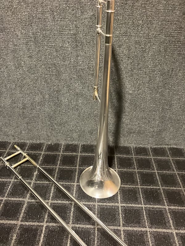 Conn 4H - Vintage Silver Trombone Set | Reverb