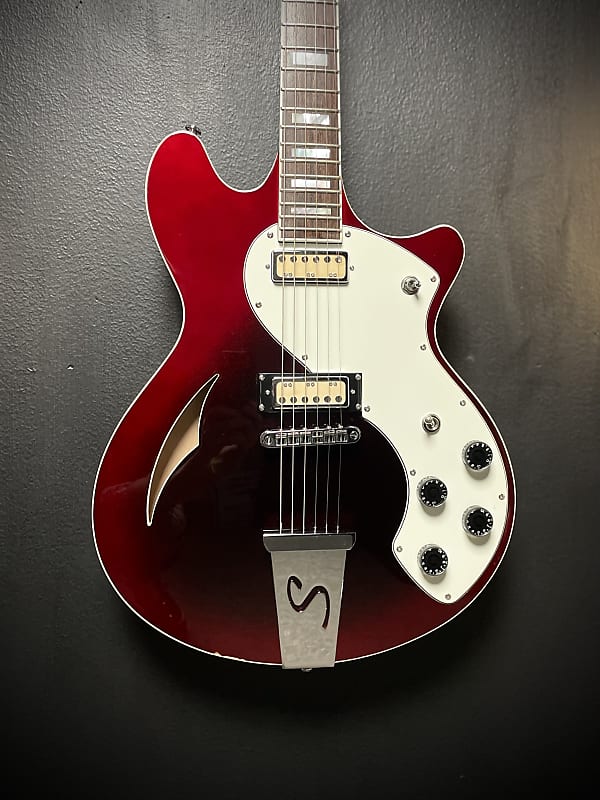 Schecter TSH-1 Classic Electric Guitar - Metallic Red Reverse | Reverb