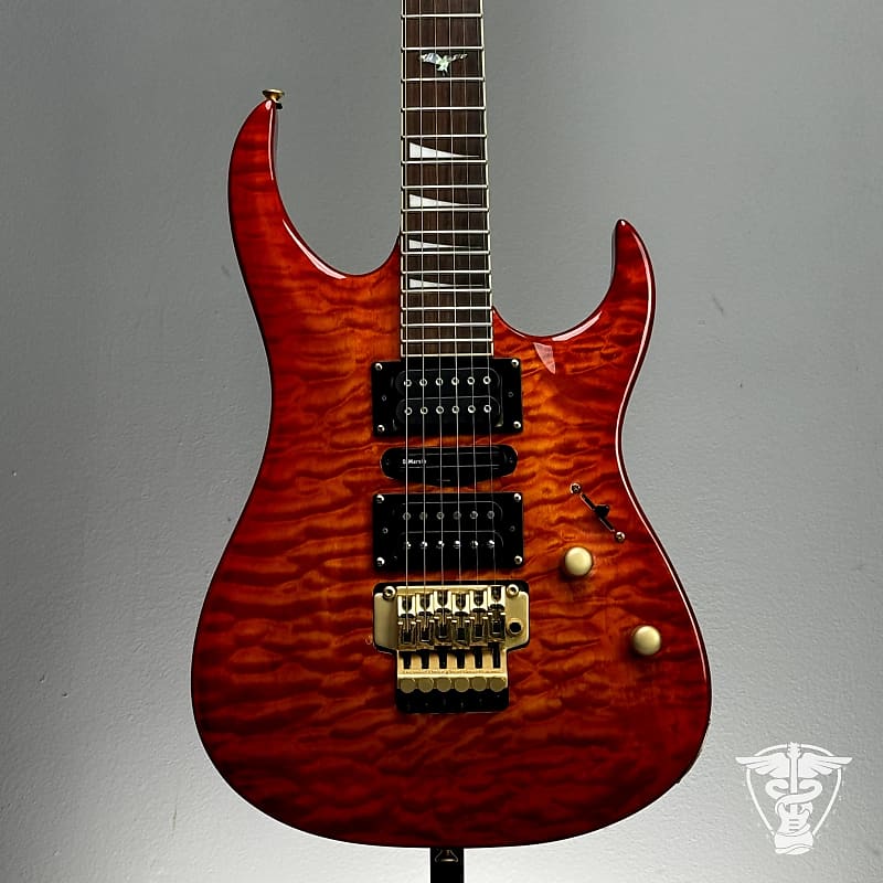 Raven West S-Style Guitar with Floyd Rose Quilted Cherry - | Reverb