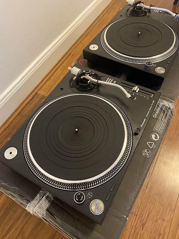 2x Pioneer PLX-1000 Professional Turntable 2010s - Black | Reverb