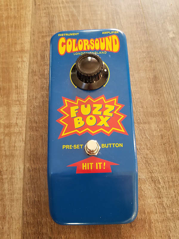 Colorsound one knob Fuzz Colorsound Fuzz box 2020s - Blue | Reverb