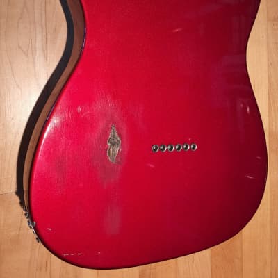 Loaded Telecaster Body, EMG TX Pickup System, Candy Apple Red | Reverb