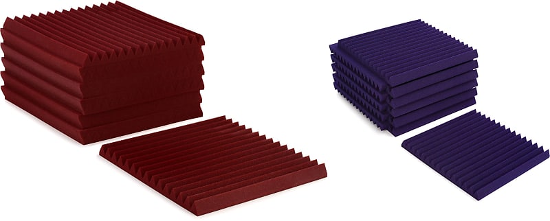Auralex 2 inch Studiofoam Wedges 2x2 foot Acoustic Panel | Reverb