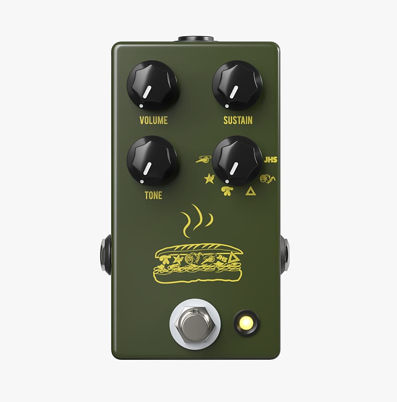 JHS Muffuletta Fuzz pedal Army Green- New! | Reverb