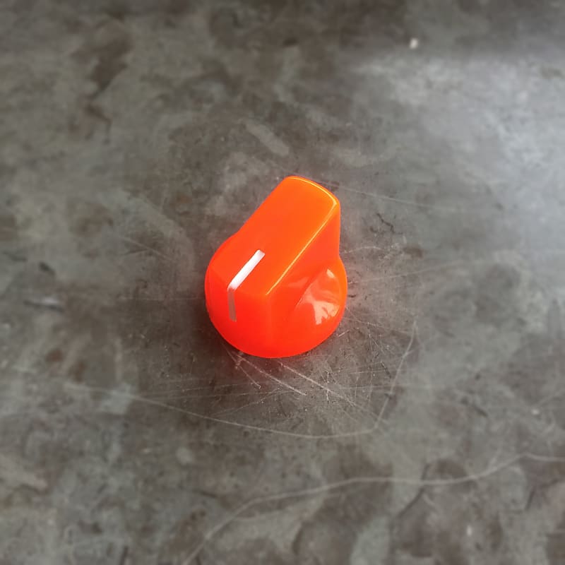 Bright Orange Neon knob - Guitar Pedal etc - Davies 1510 | Reverb