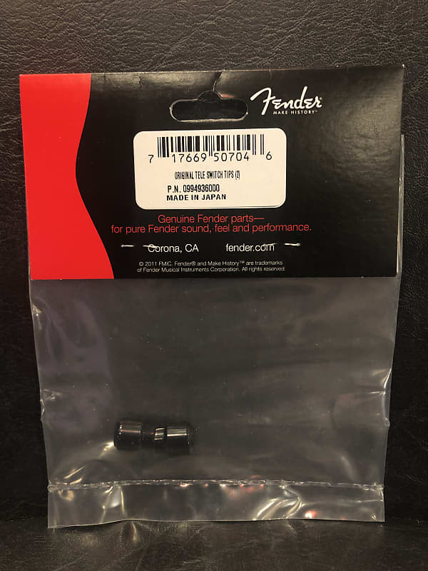 Fender Original Telecaster Switch Tips Black | Reverb