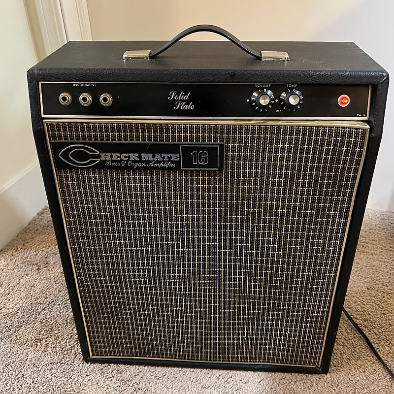 Teisco Checkmate 16 Bass & Organ Amplifier 60's | Reverb