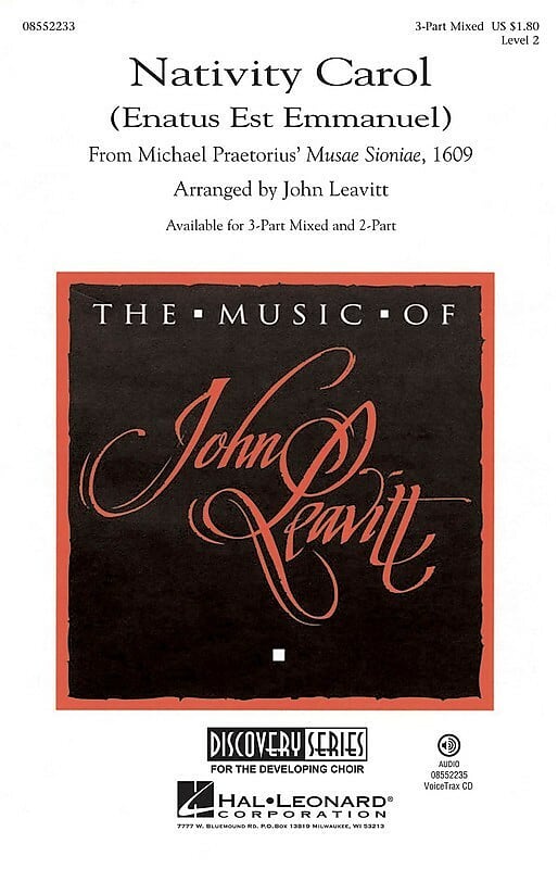 Nativity Carol 2Pt (Octavo) | Reverb