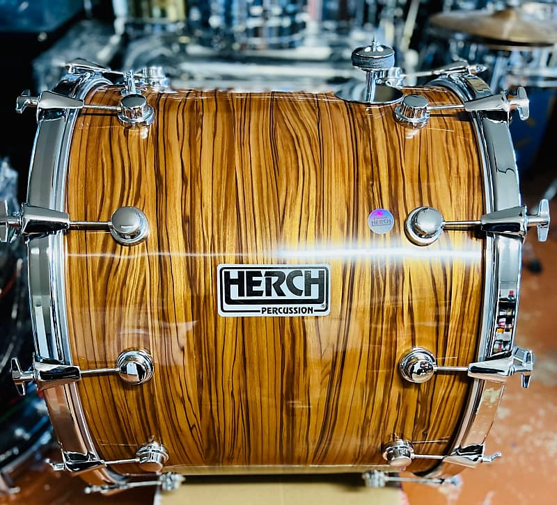 Herch Tambora Exotic Finish para Banda 24'' Concert Bass Drum | Reverb