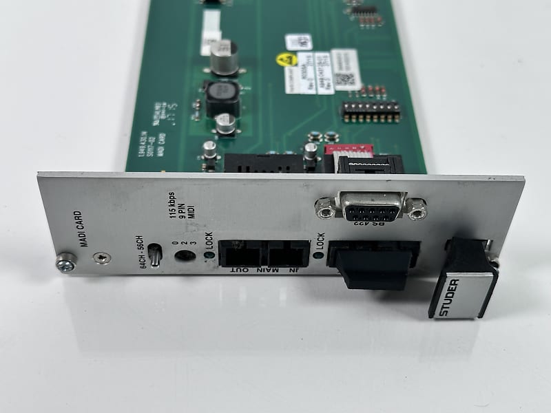 Studer / Soundcraft A949.043125 Optical Madi Card for D21m & | Reverb