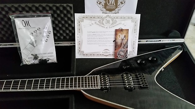 Mayones Vidius Flame Maple Transparent Graphite Like B-New | Reverb