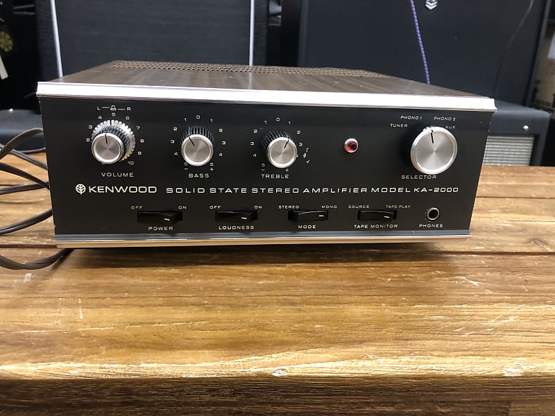 Kenwood KA-2000 70s Solid State Amplifier | Reverb