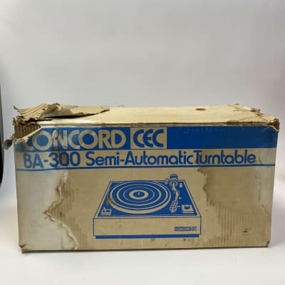 Vintage 1976 Concord CEC BA-300 Turtable | Reverb