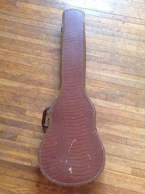 Gibson les paul junior jr tv 1950's alligator case | Reverb
