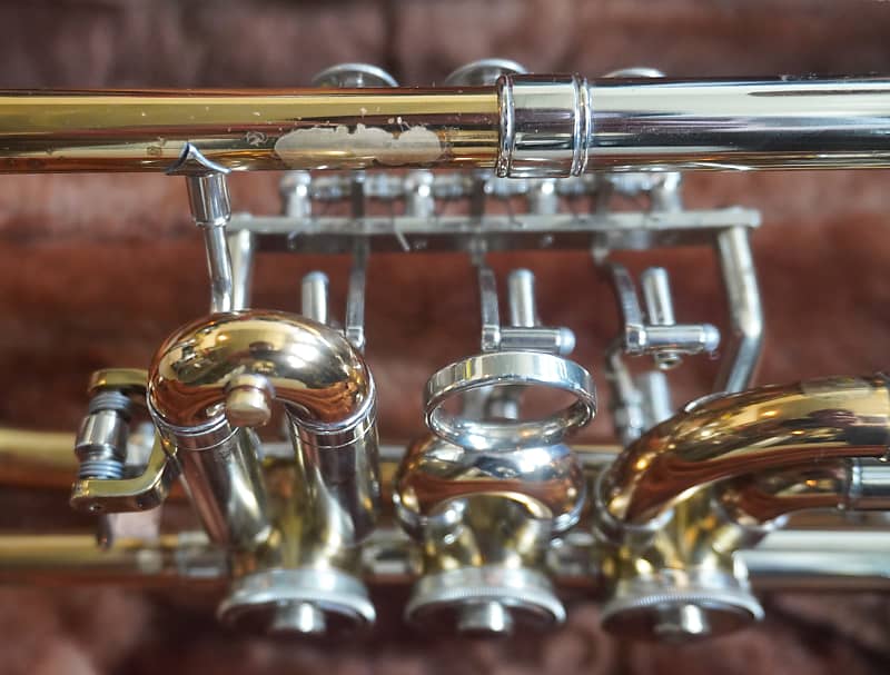 Vintage Bach Stradivarius Rotary Valve C Trumpet | Reverb